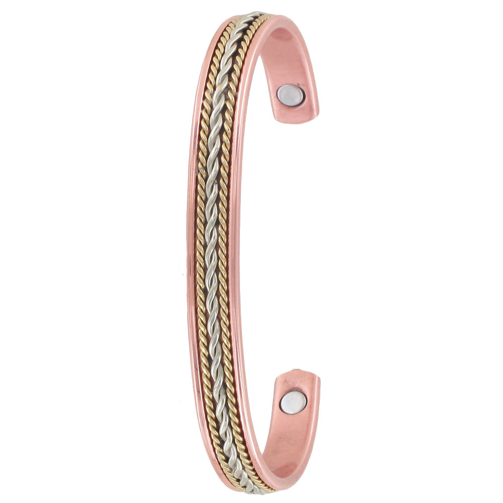 Tulmur 3 Tone Copper Twist Bangle – Backroads