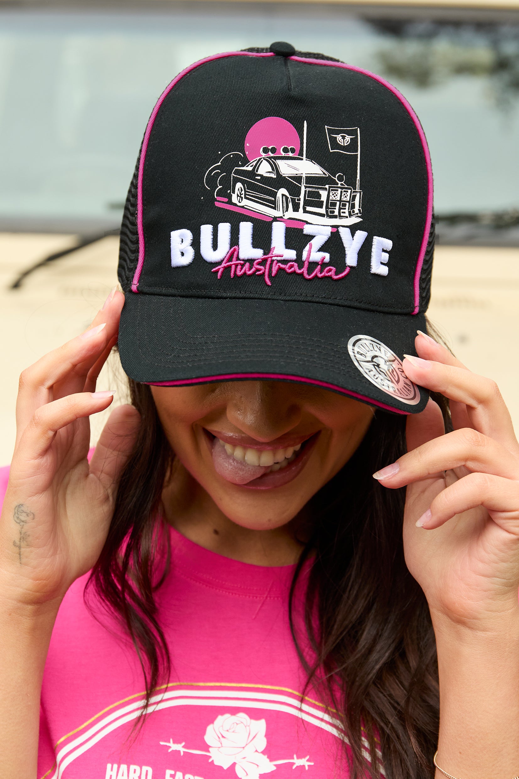 Bullzye Ladies Ute High Profile Trucker Cap – Backroads