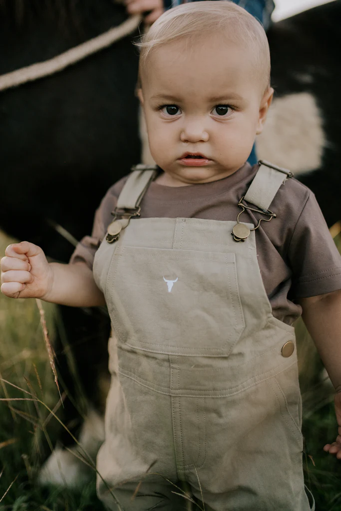 Little Windmill Clothing Co. "Ellis" Natural Contrast Overalls – Backroads